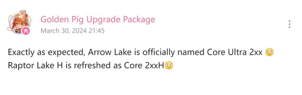 Intel Arrow Lake : ce seront des Core Ultra 200 et non des Core ix - HardwareCooking